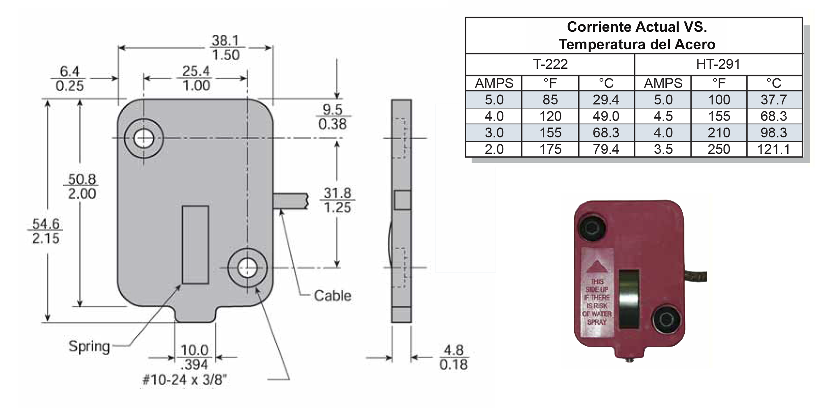 Thinswitch Limit switch (Delgado) - PRIVARSA