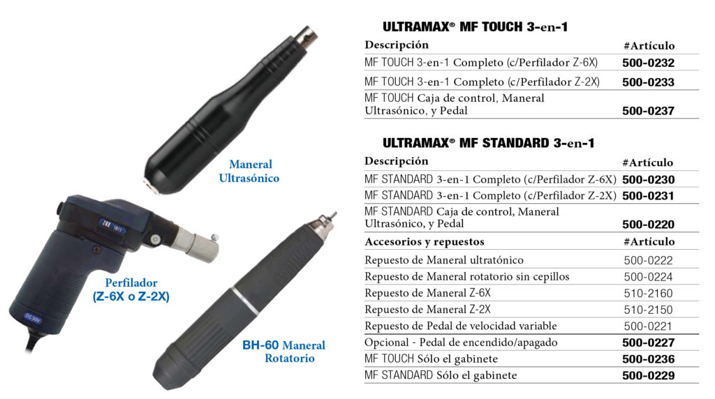 Equipo de Pulido 3 en 1 Ultramax MF Touch - PRIVARSA